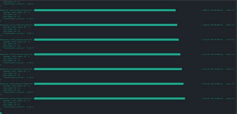 seq2seqtrainer with predict with generate prints config every step