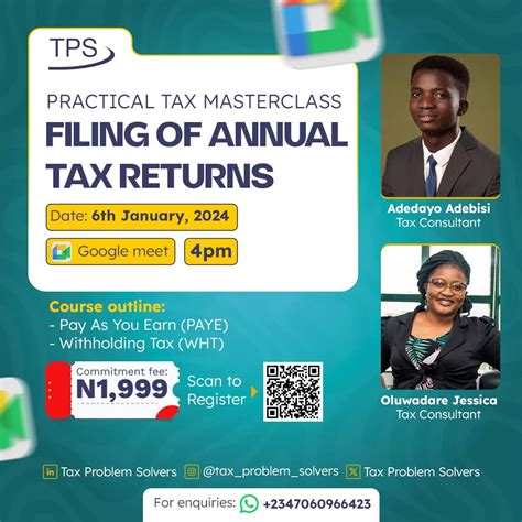 Tax Annualreturns Taxcompliance Tax Problem Solvers