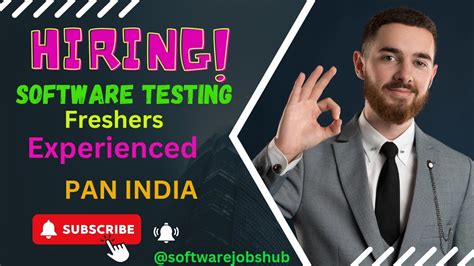 Hiring Software Testing Freshers Experienced Manual Automation Softwarejobs Youtube