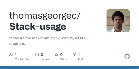 github thomasgeorgec stack usage measure the maximum stack used by a c c program