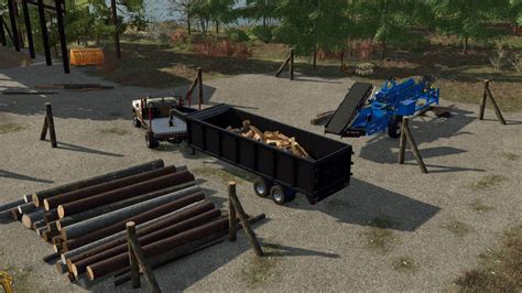 Some Views Of My Small Logging Operation On Silverrun R Farmingsimulator