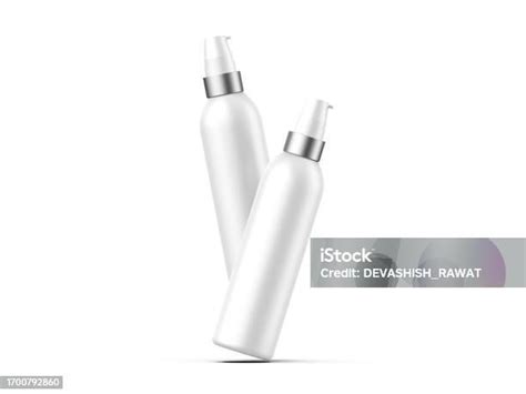 디스펜서 모형이 있는 흰색 화장품 병 뷰티 스킨 케어 제품 용기 펌프 모형 3d 렌더링 일러스트레이션 0명에 대한 스톡 사진 및 기타 이미지 Istock