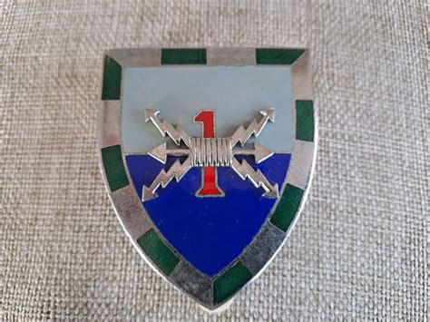 South African Army South African Defence Force Sadf 1 Signal Regiment Shoulder Flash Badge