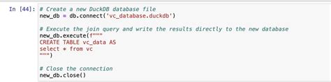Duckdb Evidencedev For Analyzing Vc Data