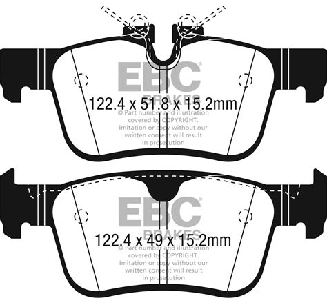 Ebc Brakes Dp22306 Greenstuff 2000 Series Sport Brake Pads Ebay