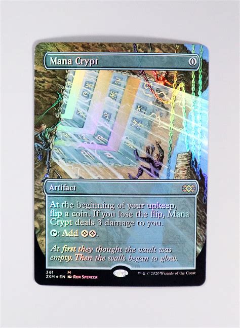 Mana Crypt 361 Foil From Double Masters 2xm Mtg Proxy Magic Cardplus