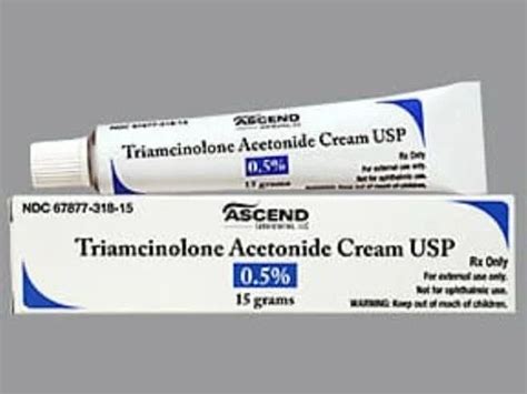 Triamcinolone Acetonide 05 Ww Cream At ₹ 350piece Steroids In