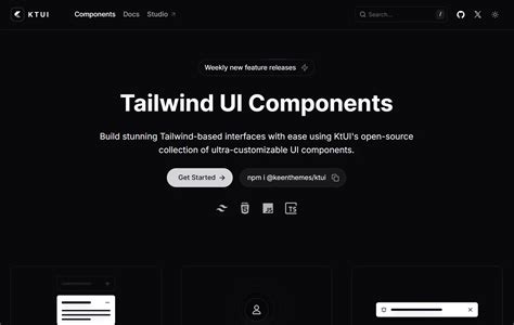 Zero Config Ui Component Library For Tailwindcss Ktui