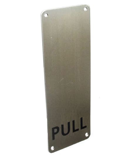 Stainless Steel Pull Plate Polyware Pte Ltd