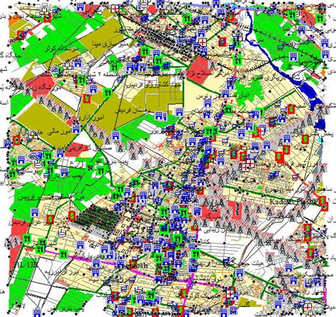نقشه Gis شهر فردیس فروش نقشه کتاب اثر هنری