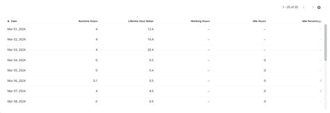 Utilization Asset Tab