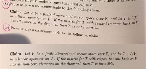 Solved Prove Or Give A Counterexample To The Following Chegg