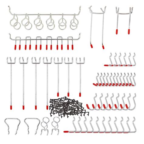 52pcs Pegboard Hooks Assortment Home Storage Hooks Vicedeal