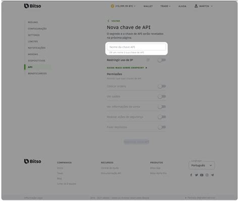 Como Configuro Minhas Chaves De Api Central De Ajuda