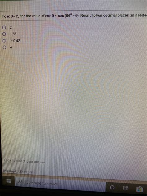 Solved If Csc 0 2 Find The Value Of Csco Sec 90 Chegg Com