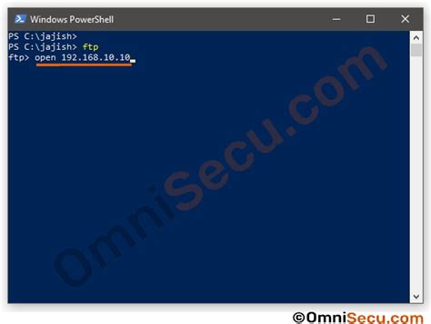 How To Login To A Ftp Server Using Windows Command Line Ftp Client