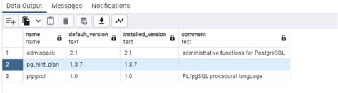 【postgresql】登録されている拡張機能の一覧を取得する方法