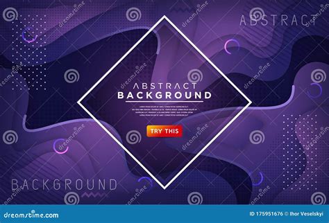 Dynamic Purple 3d Textured Style Background Design Modern Abstract