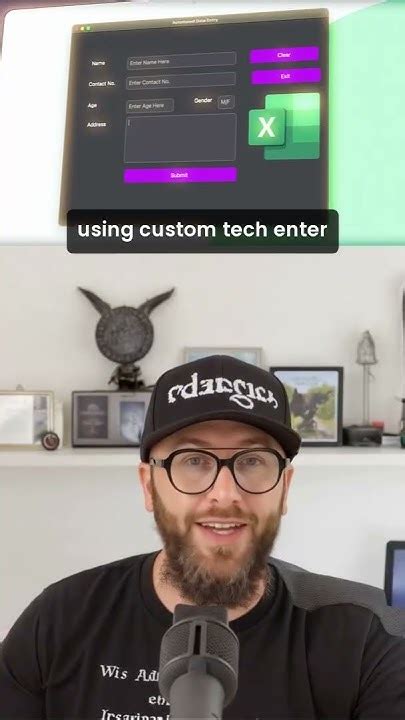 Fully Automated Data Entry User Form Using Python Gui Tkinter Project Youtube
