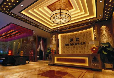 私人养生会所装修效果图 装信通网效果图