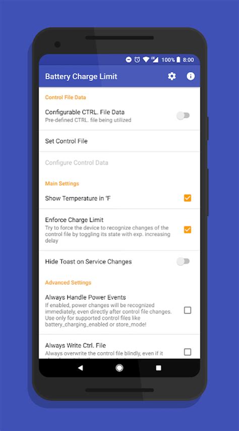 Battery Charge Limit Root Apk สำหรับ Android ดาวน์โหลด