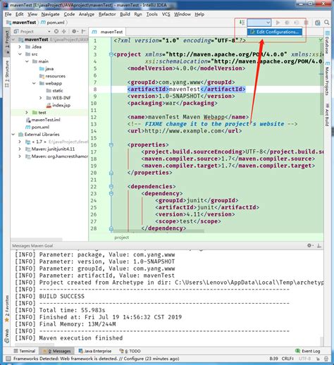 Idea创建maven项目流程修改默认配置及注意事项 腾讯云开发者社区 腾讯云