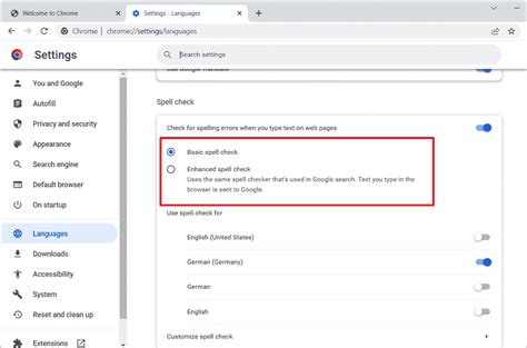 Privacy Disable Cloud Based Spell Checker In Google Chrome And Microsoft Edge Sysops
