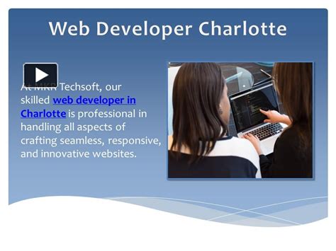 ppt web developer charlotte powerpoint presentation free to