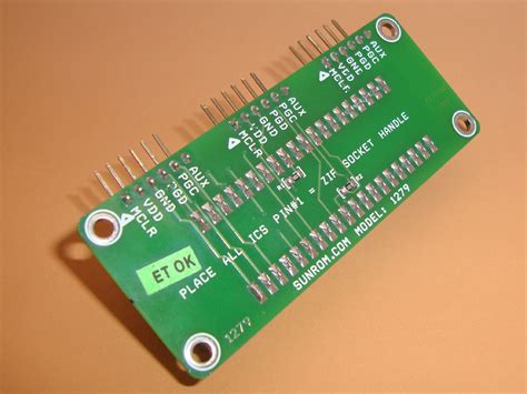 ZIF Adapter Board For PICKIT Programmer 1279 Sunrom Electronics