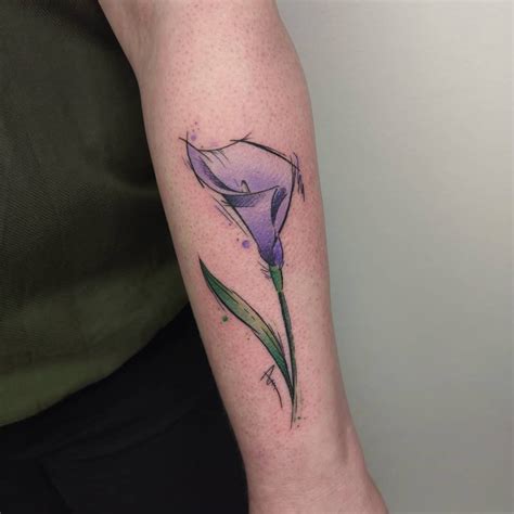 Calla Lily Flower Tattoos