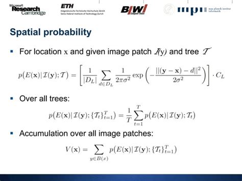 Cvpr2009 Class Specific Hough Forest For Object Detection Ppt