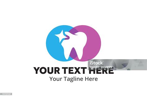 독특한 치과 간단한 로고 창조적 인 디자인으로 플랫 스타일 치과 의사 정체성과 지역 사회를위한 치과 로고 창조적 인 디자인 개념에 대한 스톡 벡터 아트 및 기타 이미지