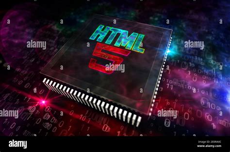 Symbole De Développement Html5 Icône De Langage De Programmation Web Technologie Internet Et