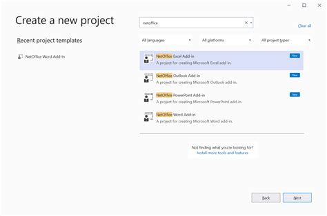Microsoft Office Add Ins Using Netoffice Netoffice Framework