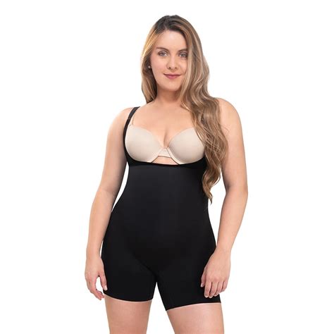 Bodysuit Open Bust Cocoa Tummy Control Shapewear Cocoon Shapewear