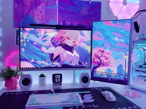 Kai On Instagram Gaming Room Setup Gamer Setup Dual Monitor Setup