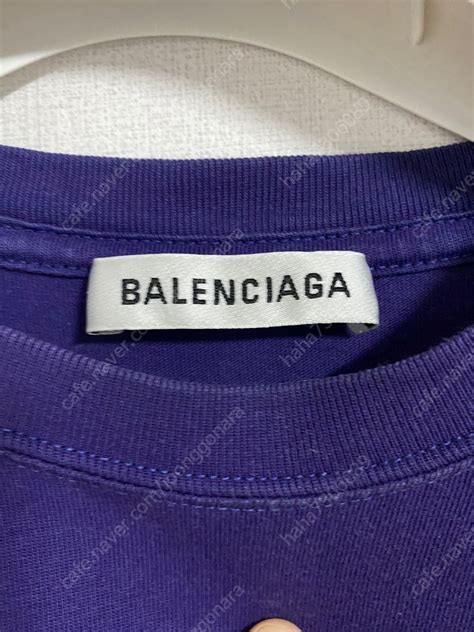 정품발렌시아가 웨이브로고 반팔티 S Size 100 기타 수입명품 중고나라