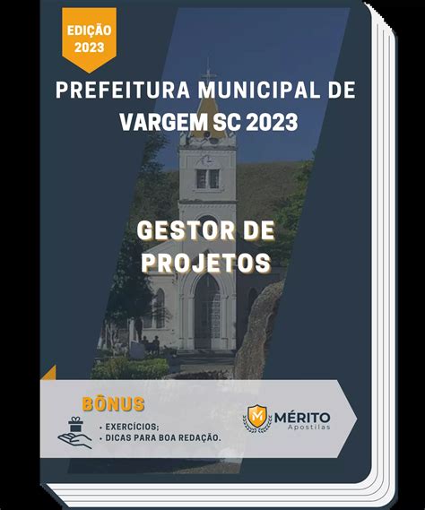 Apostila Gestor De Projetos Prefeitura De Vargem Sc 2023 Mérito Apostilas