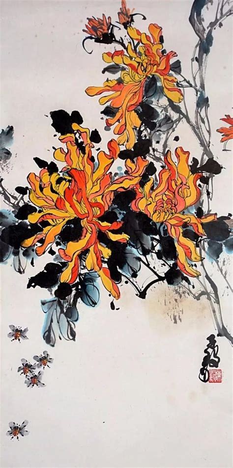 著名花鳥畫家陳子毅：筆墨和諧，色彩鮮明，充滿南國氣息！ 每日頭條