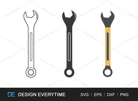 Spanner Vector Svg Spanner Illustration Graphic By Designeverytime · Creative Fabrica
