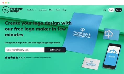 Freelogodesign 免费logo设计在线生成制作工具 网络探索者