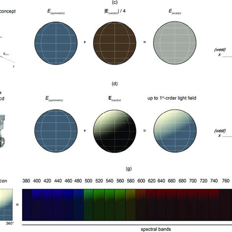 Quantification Of Up To The First Order Light Field With The Spectral