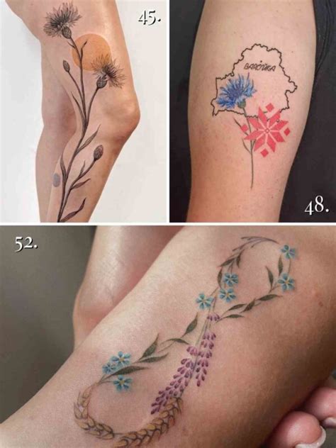 61 Blue Cornflower Tattoo Designs And Ideas Tattoo Glee