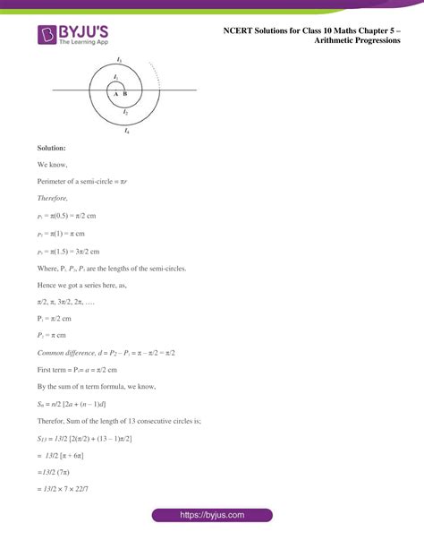 Ncert Solutions For Class 10 Maths Exercise 5 3 Chapter 5 Arithmetic Progressions
