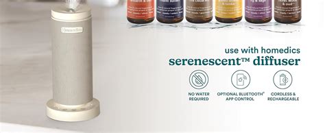 Homedics Serenescent Vanilla Cedarwood Home Fragrance Oil