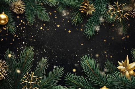 Premium Ai Image Background Image With Christmas Tree Theme