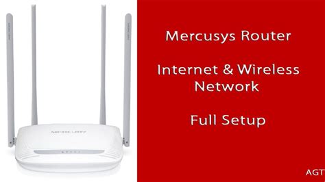 Mercusys Router Internet Wireless Network Setup First Use Setup YouTube