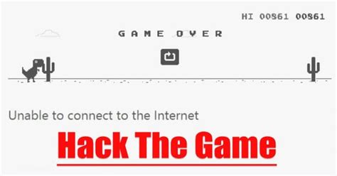 How To Cheat The Hidden Dinosaur Game Of Chrome Browser