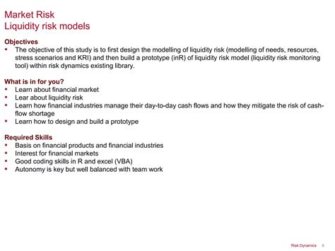 Risk Dynamics Internship Pptx Business Accounting And Finance Business