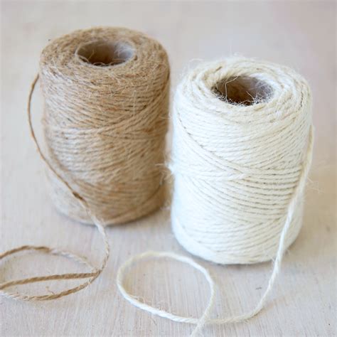 Jute String Natural Brown And Ivory String For T Wrap And Craft